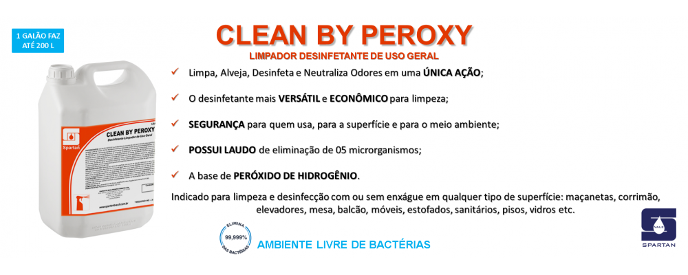 Peroxy 4D – Desinfetante Hospitalar Intermediário.