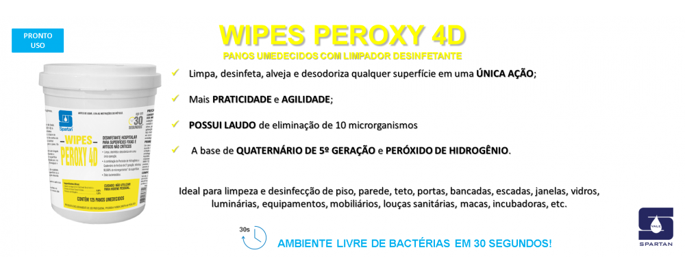 Peroxy 4D – Desinfetante Hospitalar Intermediário.